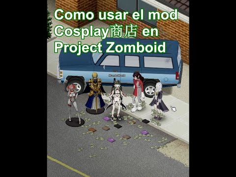 Como usar el mod Cosplay商店 en Project Zomboid Actualizado - YouTube