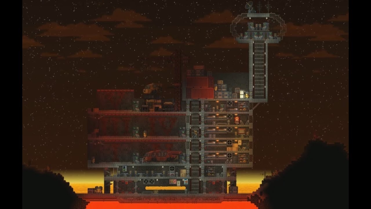 Starbound building timelapse - Small lava docks - YouTube