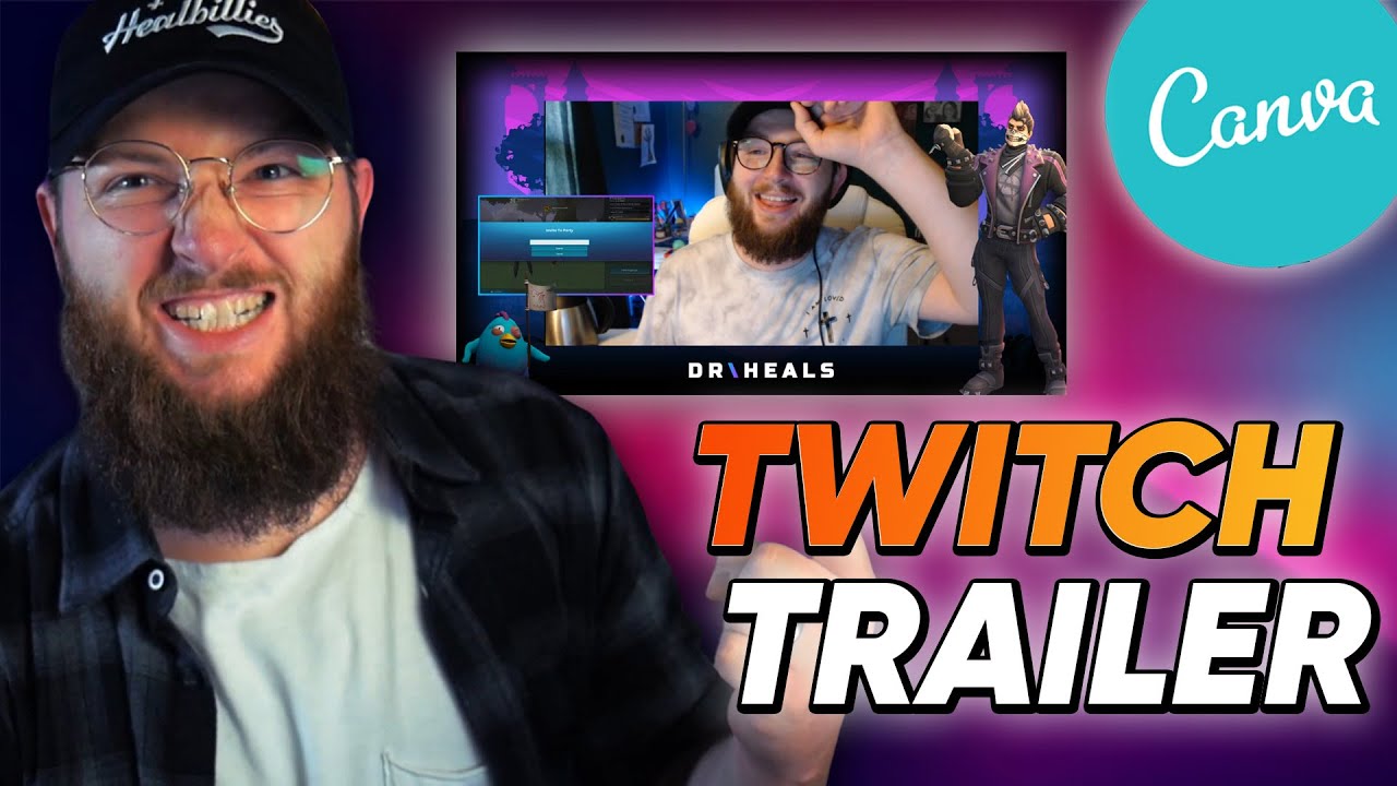 Create Your Own Twitch Trailer in Canva [Canva Tutorial] - YouTube