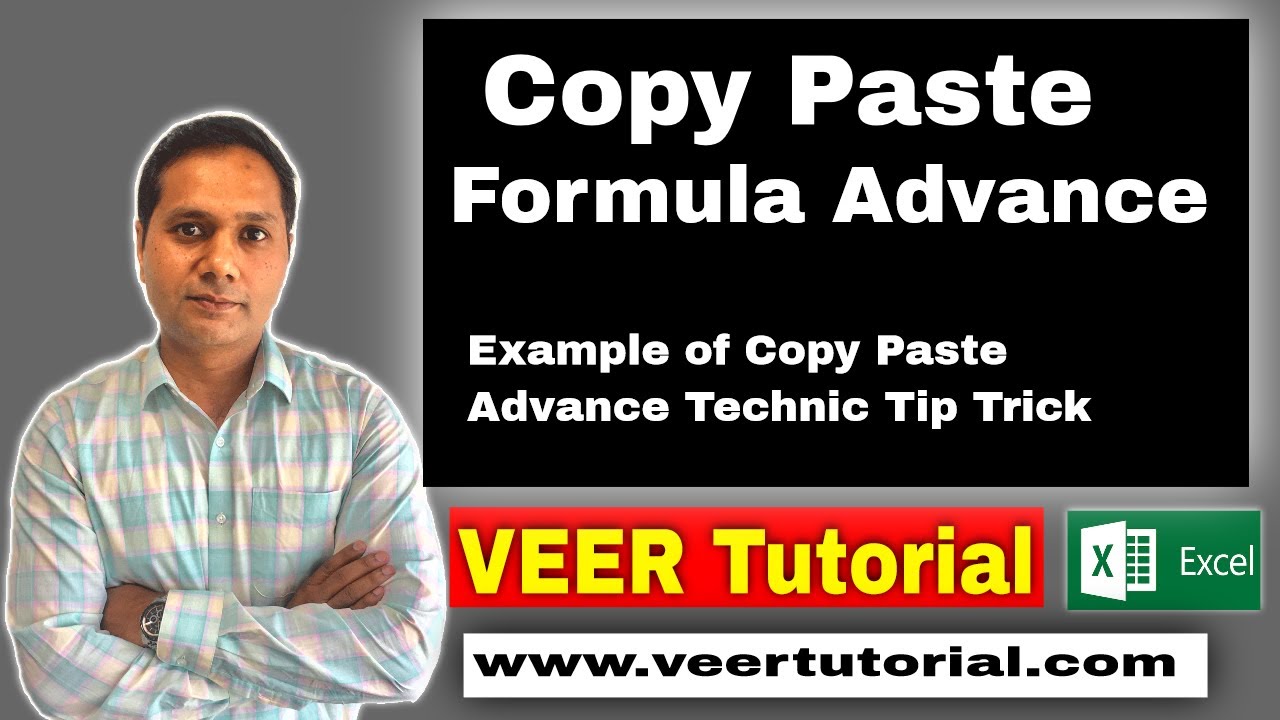 Copy Paste Formula ADVANCE TRICK in Excel - YouTube