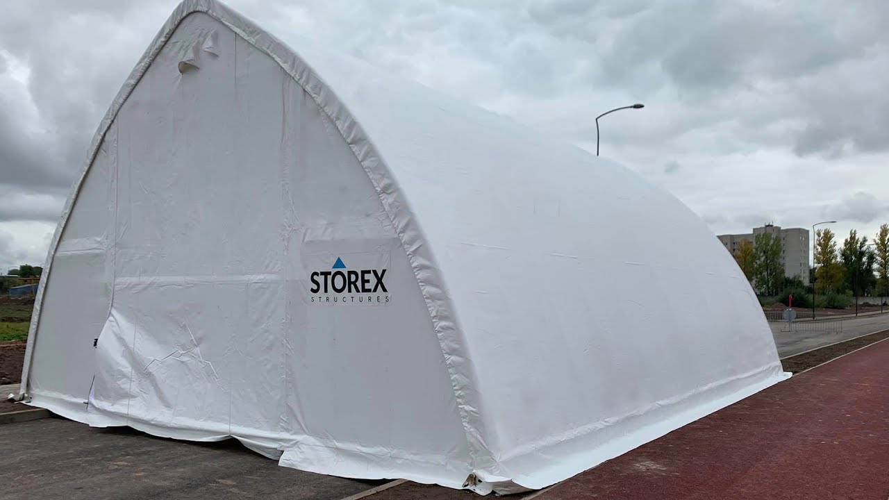 Assembly Storage Tent Alaska ECO 110 - YouTube