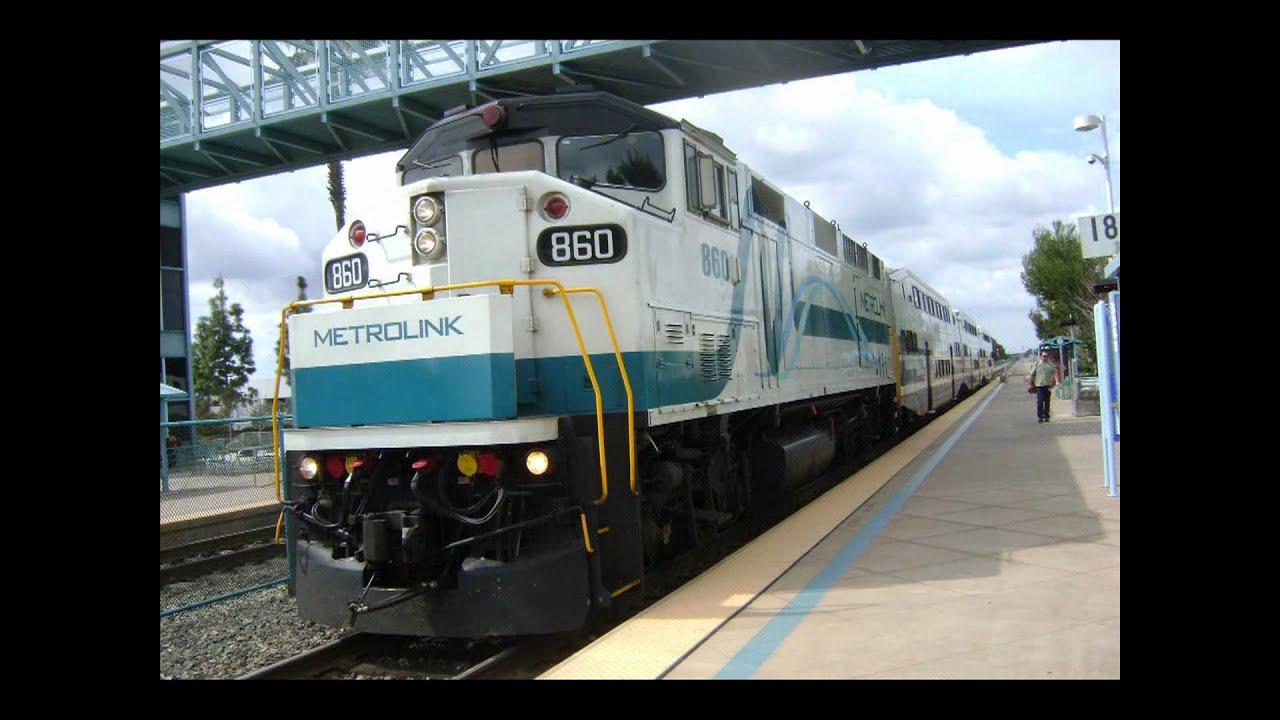 New Hyundai Rotem Metrolink in Southern California - YouTube