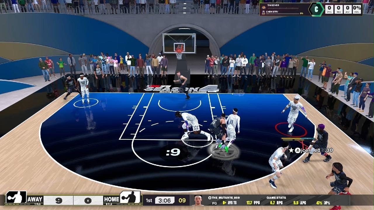 NBA 2K25 - Squads REC - 30+ point game - YouTube