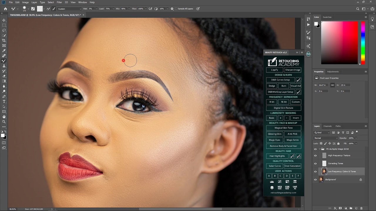 editing with retouch academy like a pro - YouTube
