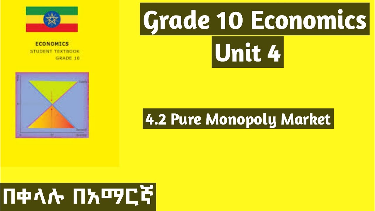 Grade 10 Economics Unit 4: 4.2 Pure Monopoly Market #grade10 #Economics ...
