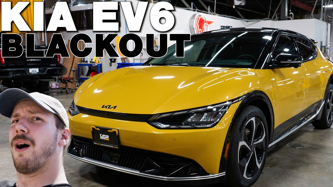 CUSTOM 2022 Kia EV6 | BLACKOUT BUILD - YouTube