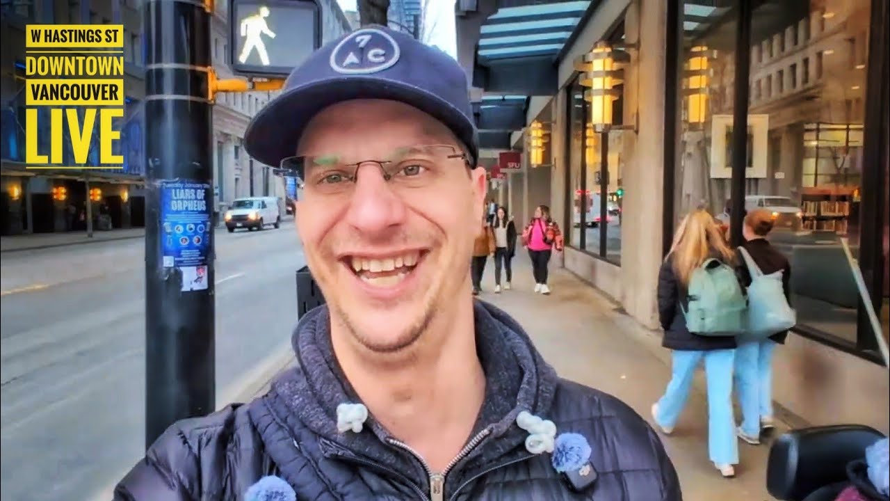 Vancouver Live 🇨🇦 - Coldest Day So Far Downtown (January 22, 2025) - YouTube