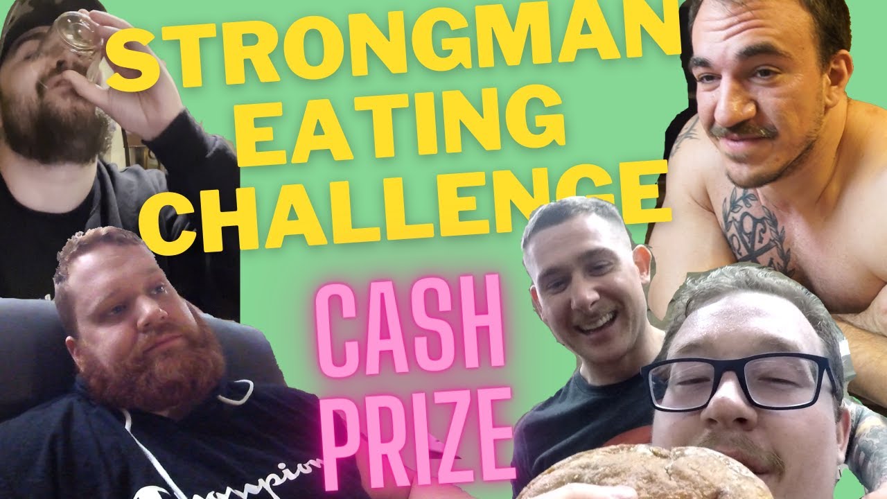 STRONGMAN EATING CHALLENGE! (CASH PRIZE) - YouTube
