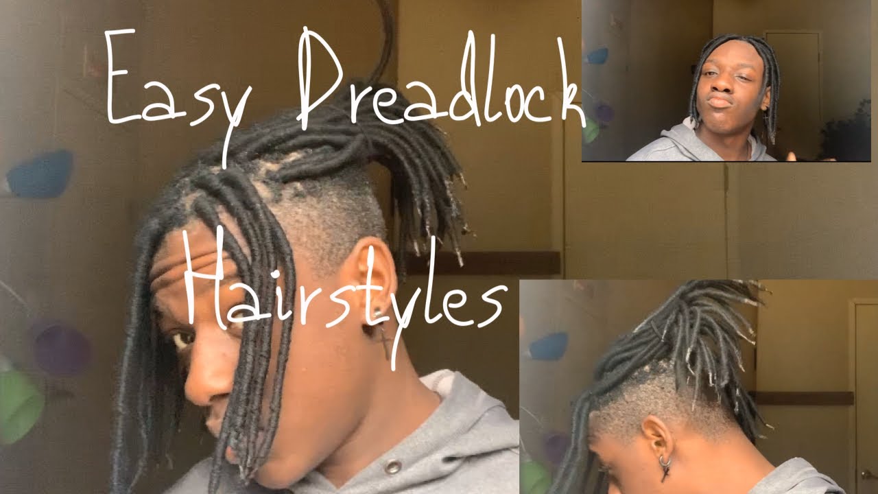 Easy Dreadlock Hairstyles!! | Part 1| - YouTube