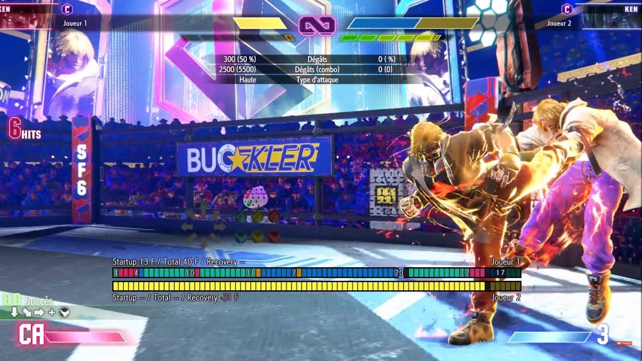 SF6 - Ken mixup setup for block and hit - YouTube