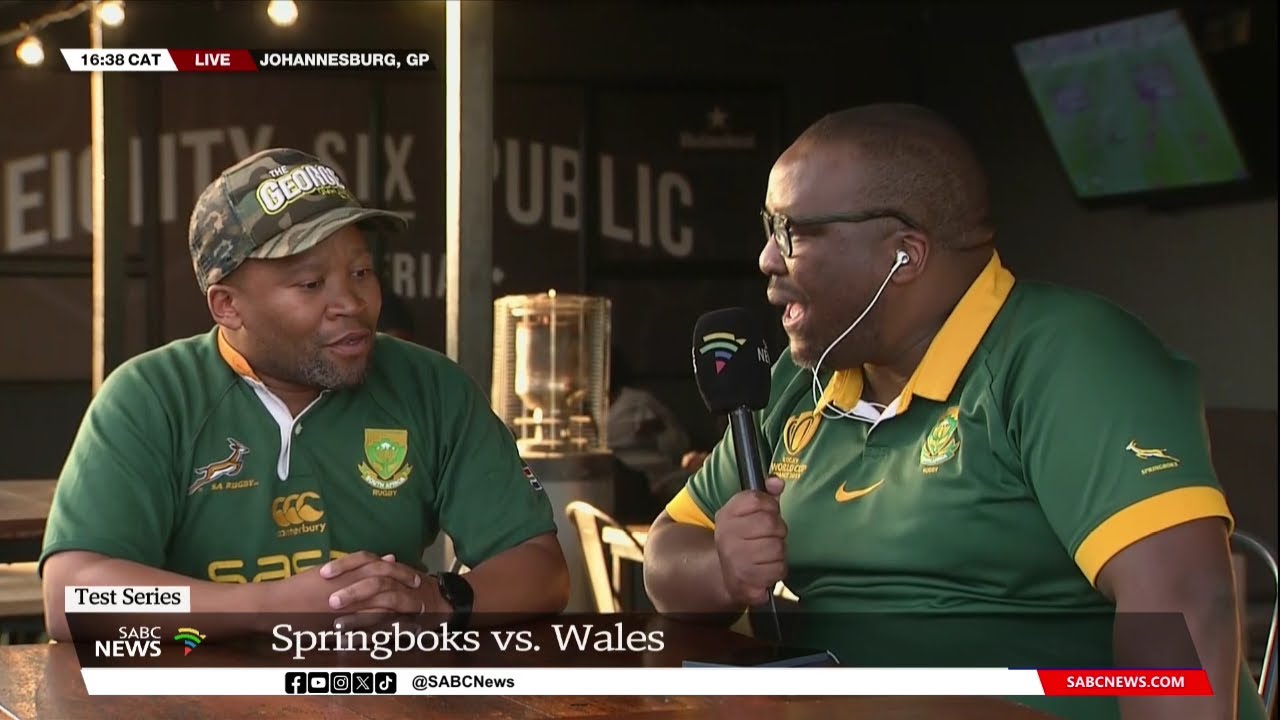 Test Series -Springboks vs Wales - YouTube