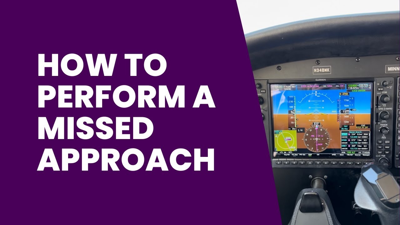 How to Perform a Missed Approach and Teardrop Hold Entry - YouTube