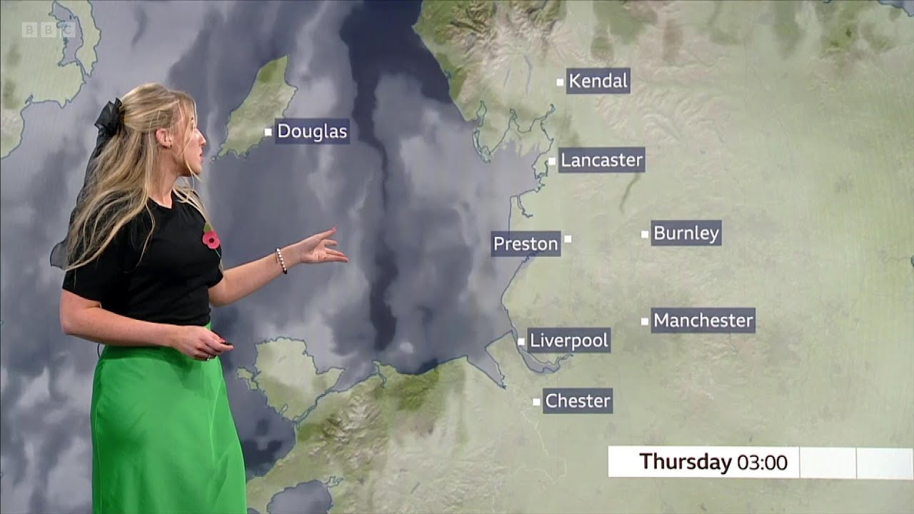 Molly Brewer - North West Tonight Weather 06Nov2024 - YouTube