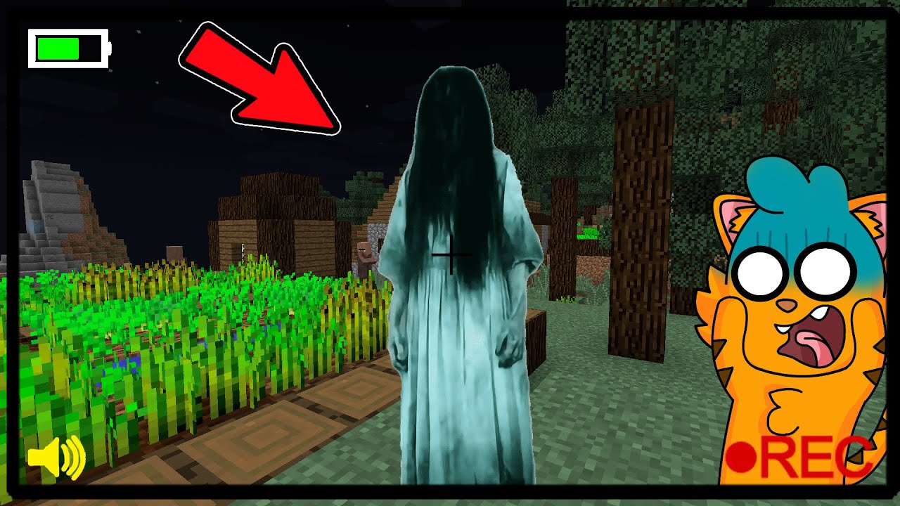 En esta ALDEA hay mas de 100 FANTASMAS en MINECRAFT 👻 (ALDEA FANTASMA ...