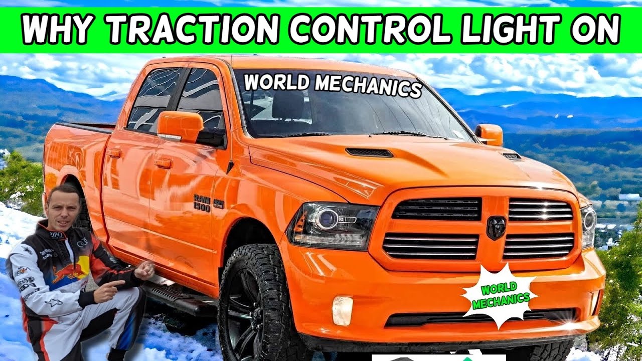 DODGE RAM WHY TRACTION CONTROL LIGHT ON 1500 2500 3500 2013 2014 2015 ...