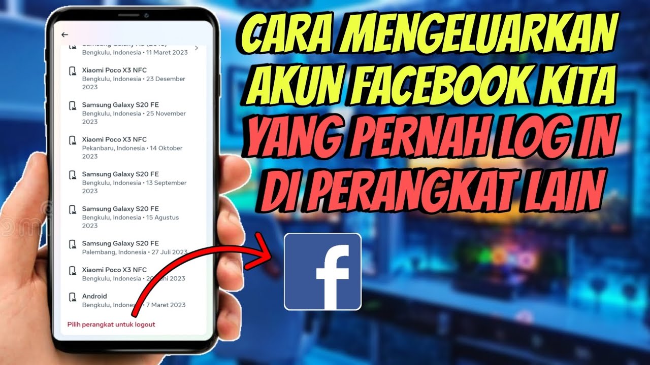 Cara Mengeluarkan Akun Facebook Kita Yang LogIn Di Perangkat Lain - YouTube