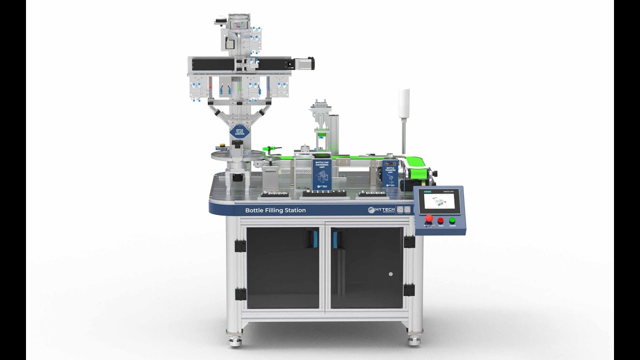 Bottle Filling Station with PLC - HMI - IIOT and Digital Twin - YouTube