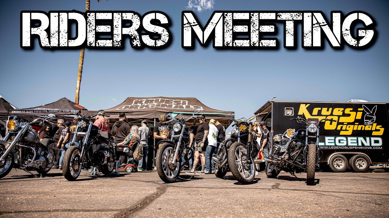 Bike week day 5 Metro Mayhem set up, and riders meeting. - YouTube