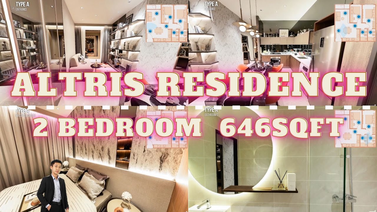 Altris Residence Virtual Showroom [Type A | 2 Bedroom | 646 sqft ...