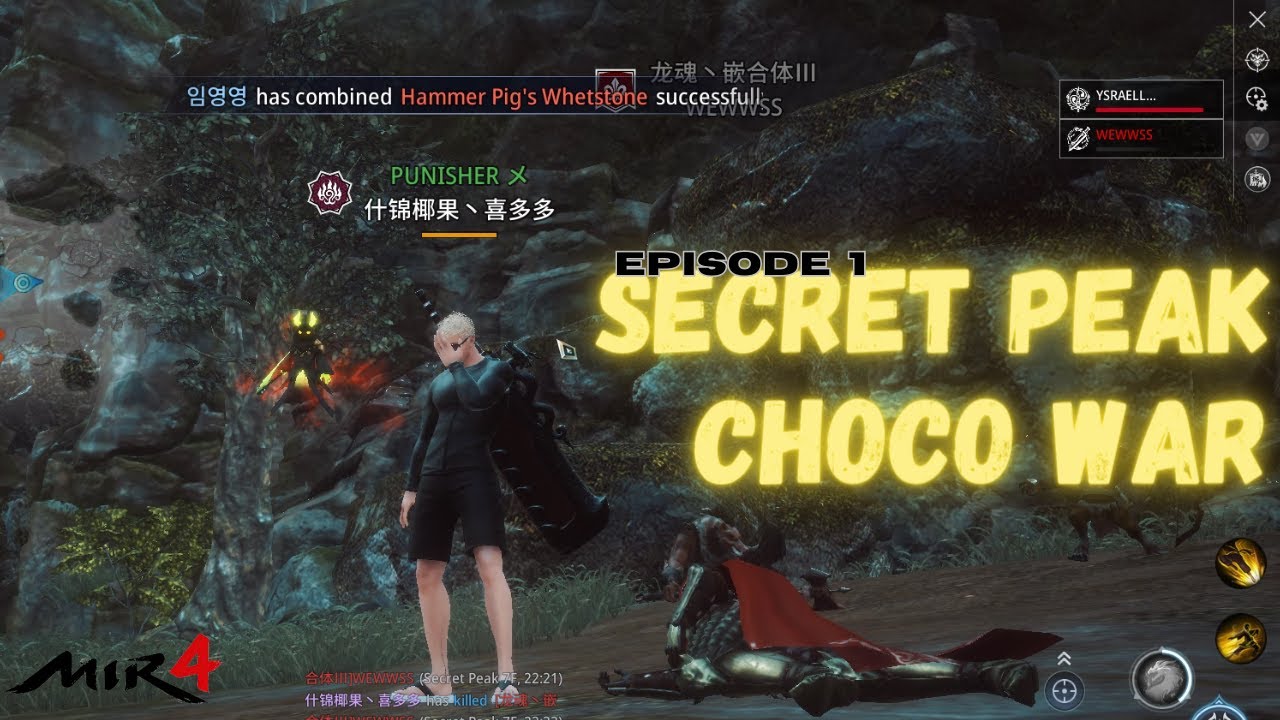 MIR4 - SECRET PEAK CHOCO WAR | EPISODE 1 (EVA BUILD WARRIOR) - YouTube