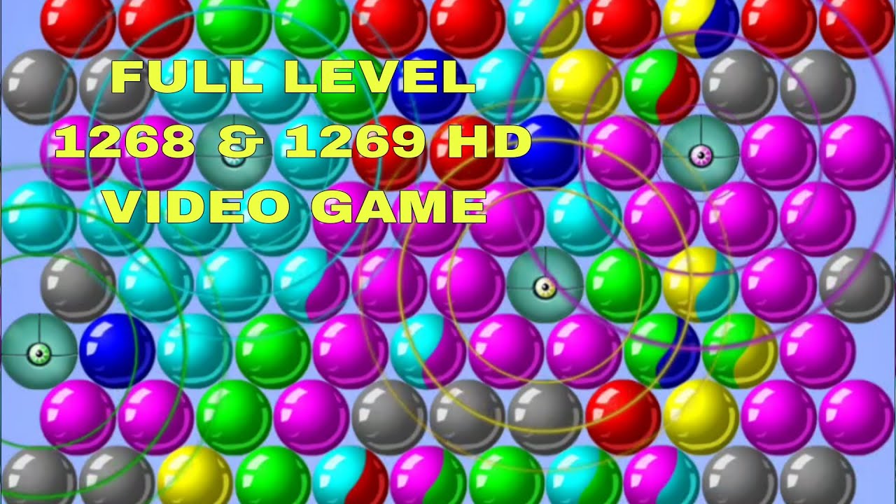 Best Puzzle Video Games | Bubble Shooter Classic Pop Level 1268 & 1269 ...