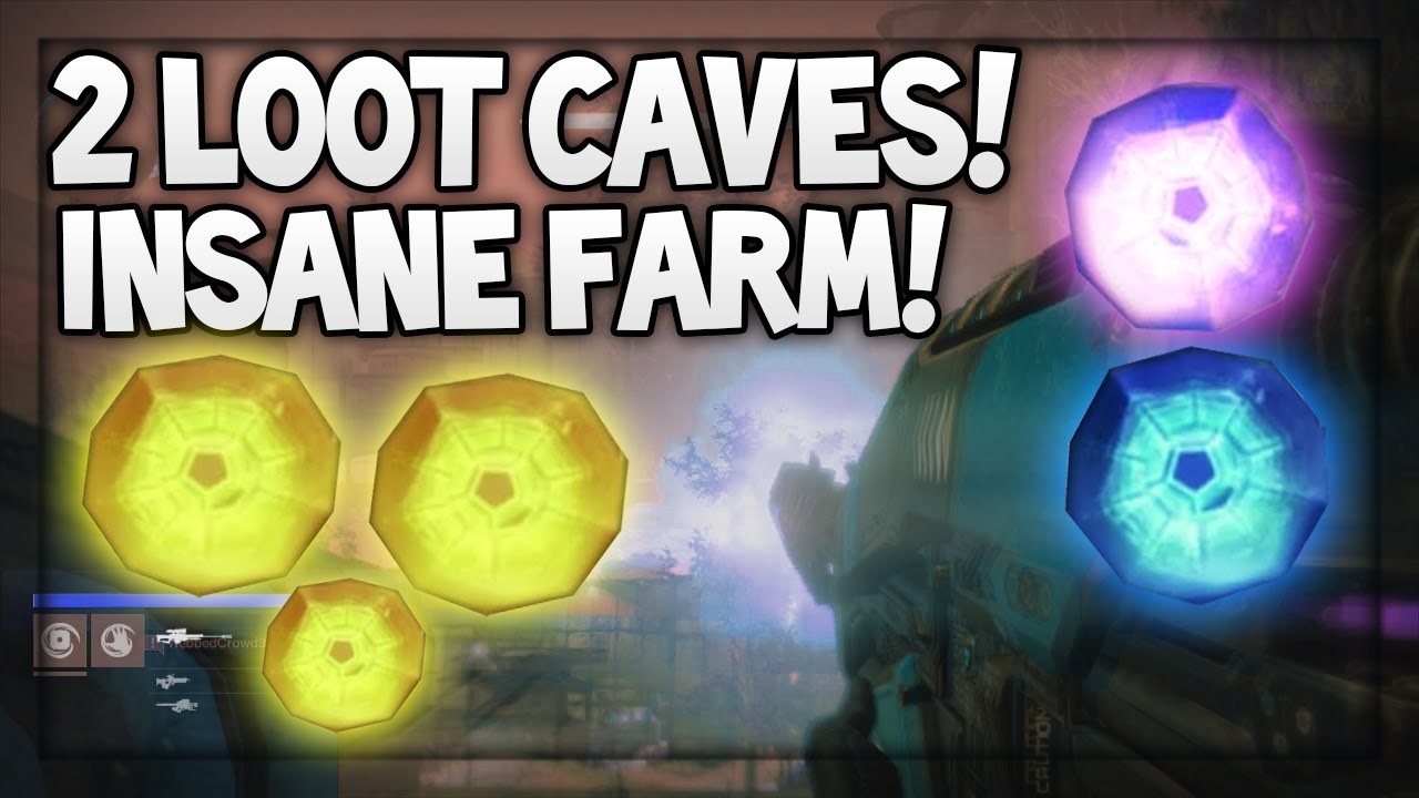 Destiny : Double Loot Cave! "Best Engram Farm Out" Fast And "Easy ...