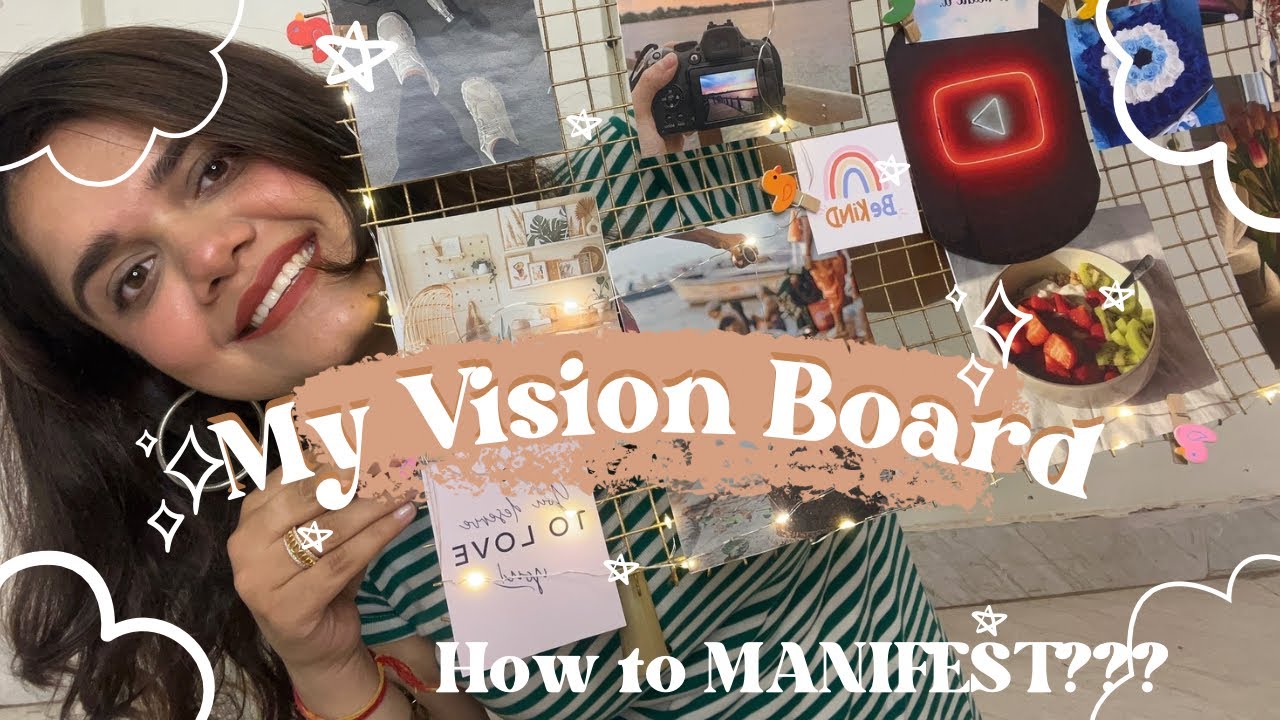My First Vision Board | Do you believe in MANIFESTATION? 🌷 | Universe # ...