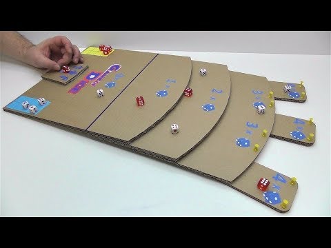 Desktop Game With Dice How to make Table Game With Dice from cardboard ...