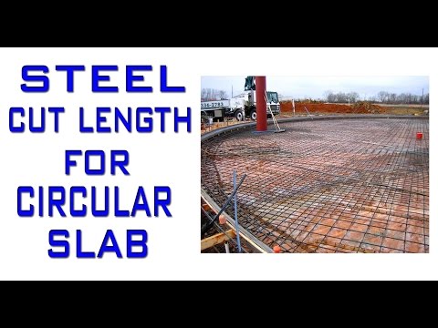 Cut Length For Circular Slab for Steel - YouTube