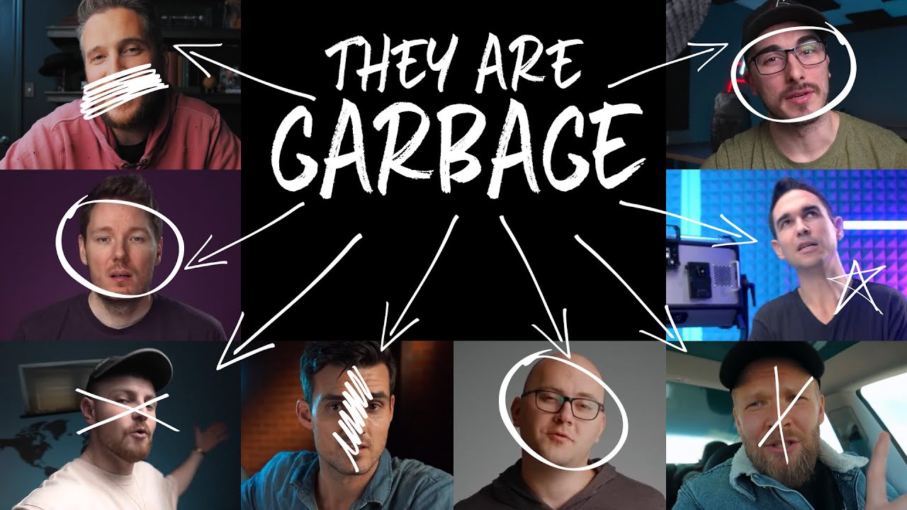 Your favorite YouTubers are garbage - YouTube