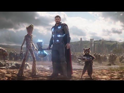 Thor Entry scene in infinity war movie..... One of the best entry scene ...