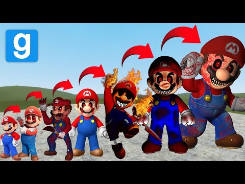 NEW CURSE EVOLUTION OF SUPER MARIO in GARRY'S MOD - YouTube