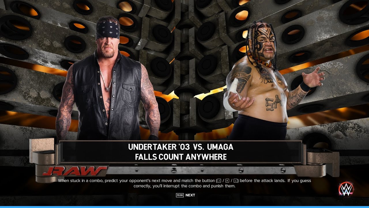 WWE 2K23 - Undertaker VS Umaga | World Heavyweight Championship ...