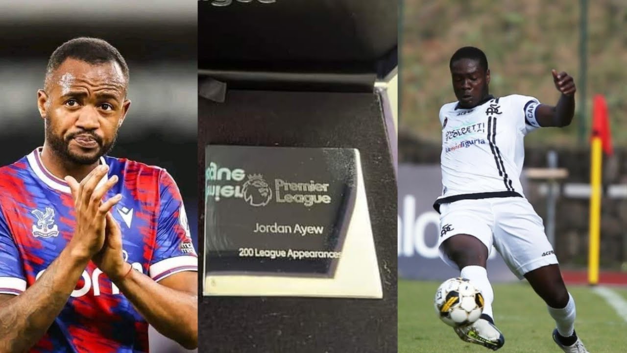 JordanAyew Honored For Making 200 Premier League Appearances-Emmanuel ...