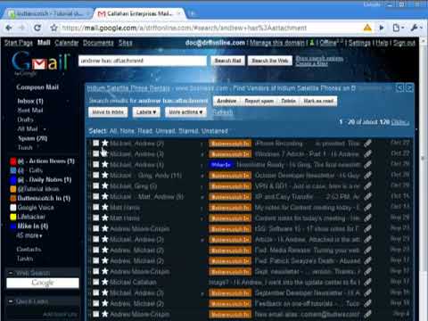 How to bookmark a search in Gmail - YouTube