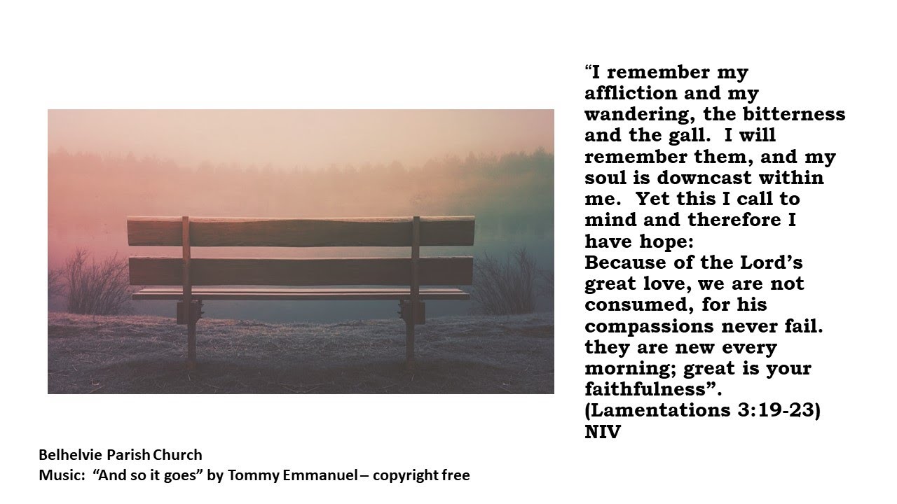 Mid week Reflection Lament Carnoustie Panbride Church SC004594 ...