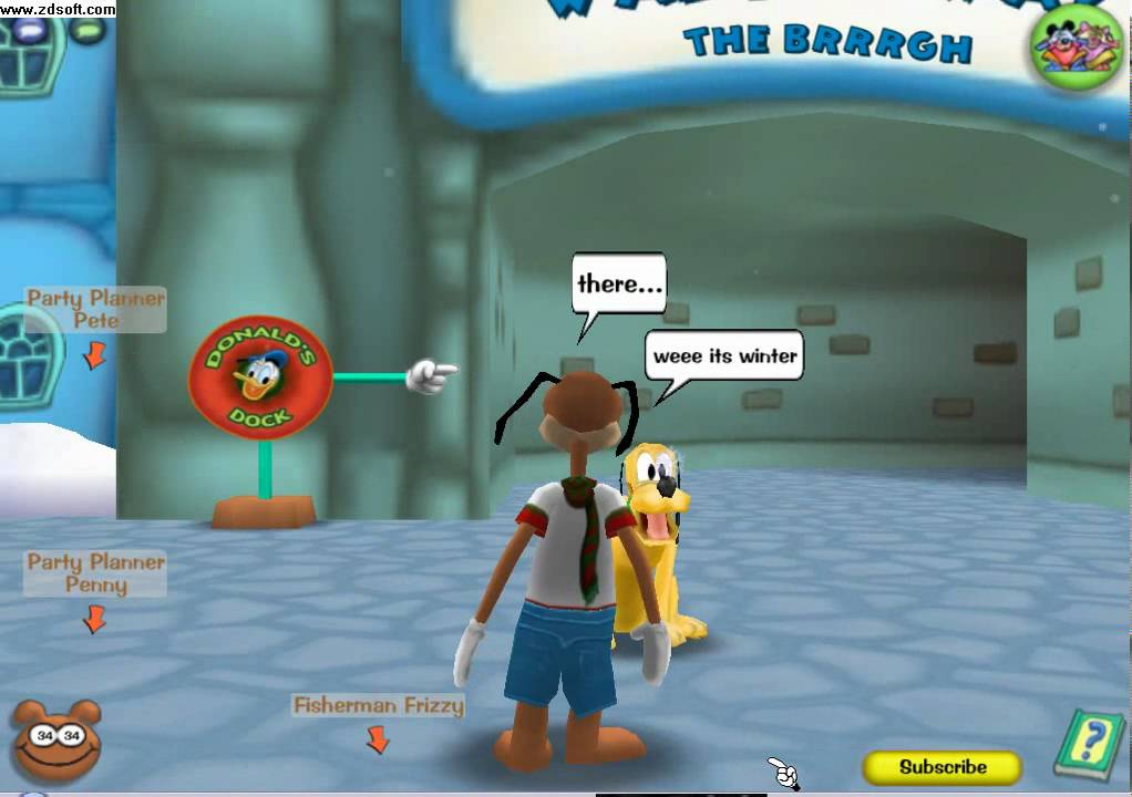 Toontown, when pluto talks - YouTube