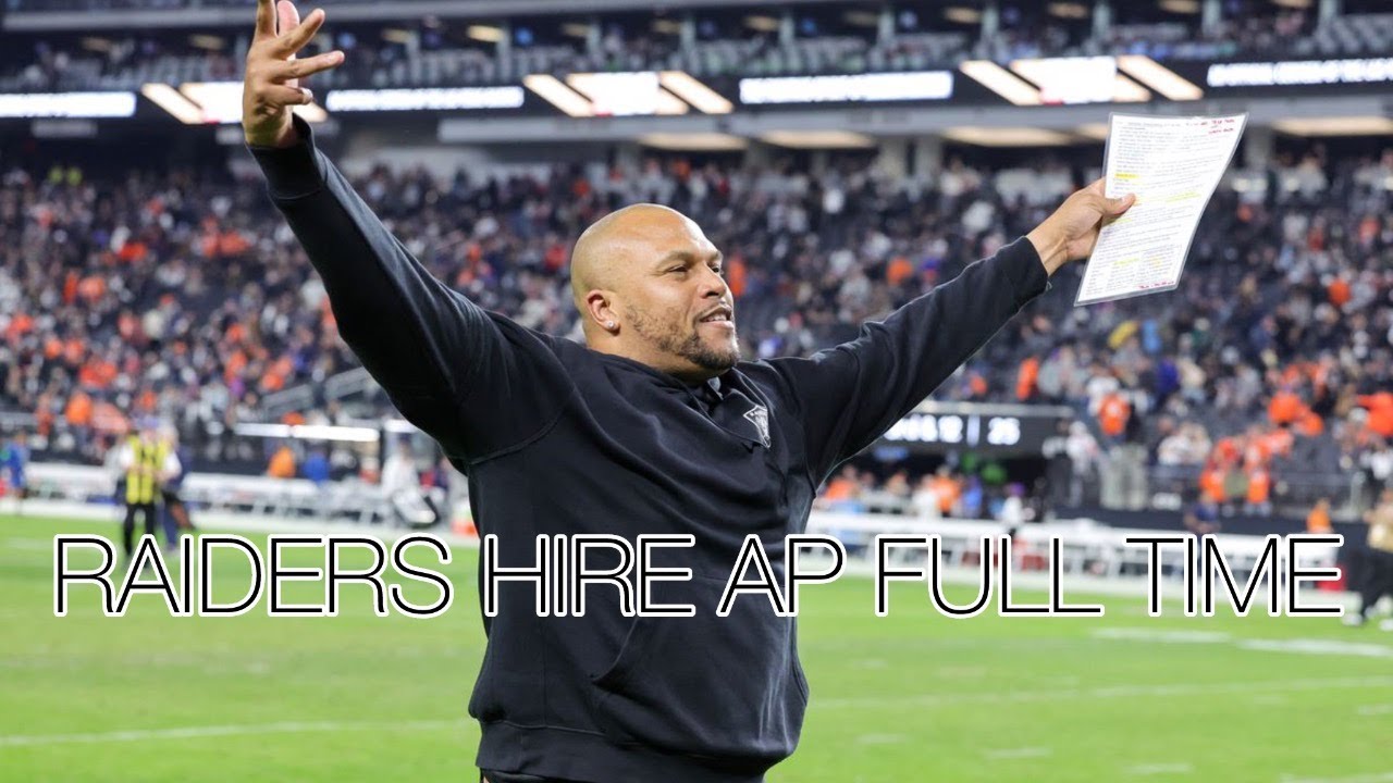 BREAKING NEWS: RAIDERS HIRE AP FULL TIME AS THE HEAD COACH - YouTube