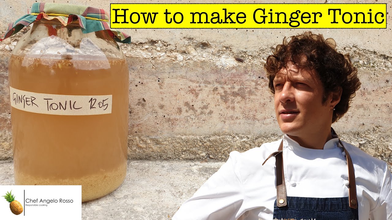 How to make Fermented Ginger Tonic - YouTube