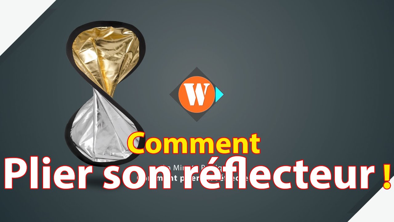 Comment plier un reflecteur / How to tidy up a light reflector - YouTube