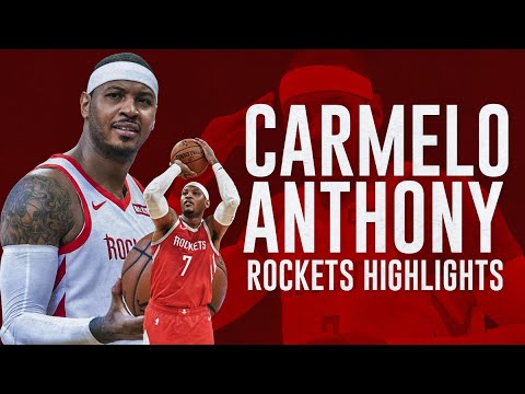 Carmelo Anthony's Rockets' Highlights - YouTube