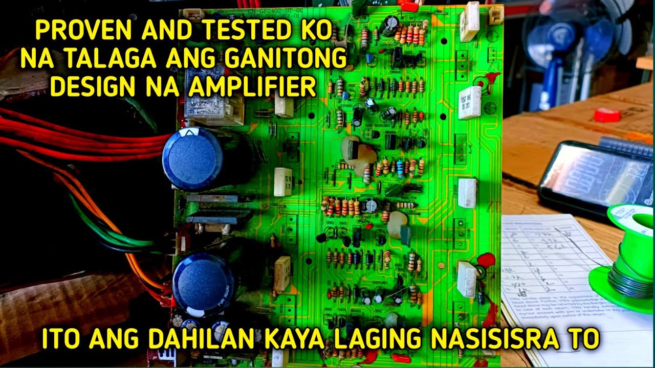 Tips on how to repair this kind of amplifier - YouTube