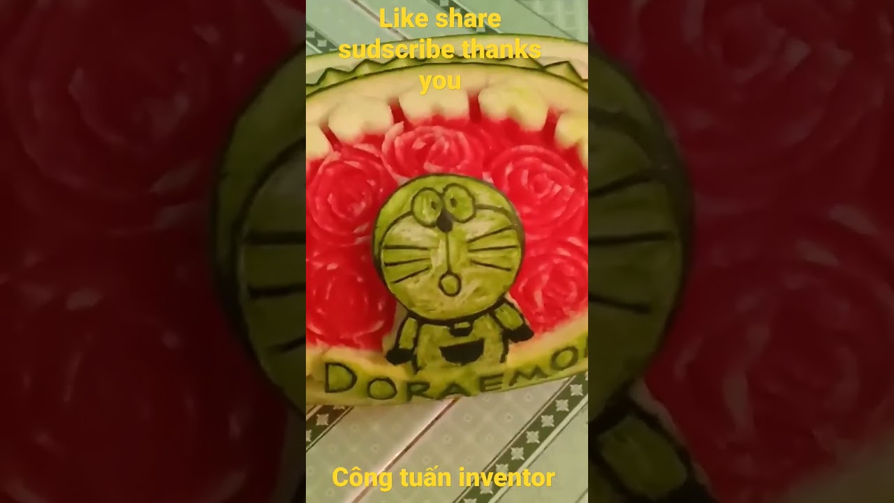 watermelon Doraemon - YouTube