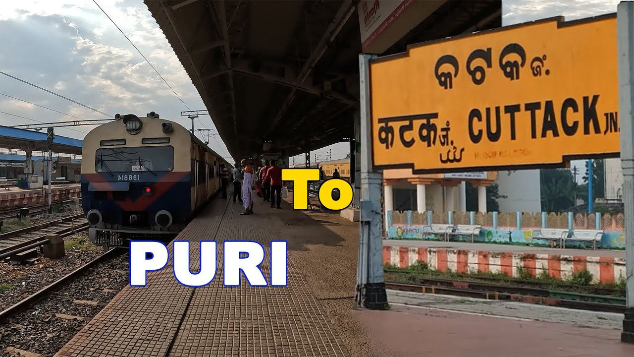 Puri-Cuttack Memu Special Passenger Full Train Journey//365 Travel Trip ...