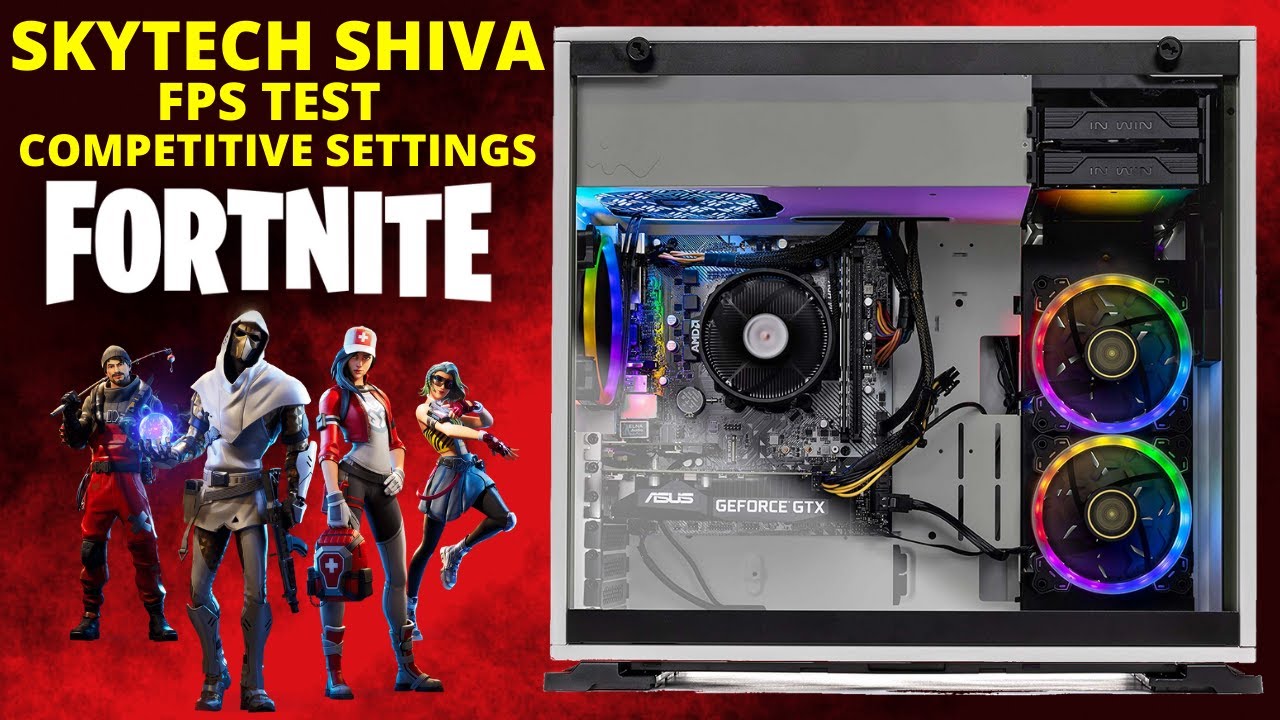 SkyTech Shiva FPS TEST | Competitive and Epic Settings Fortnite [RTX ...