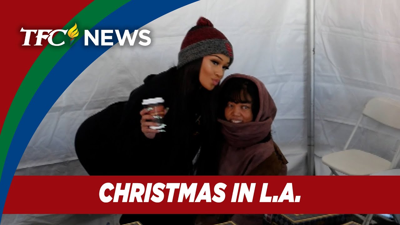 Saweetie, Ylona Garcia, Jessica Domingo spread Christmas joy in LA TFC ...