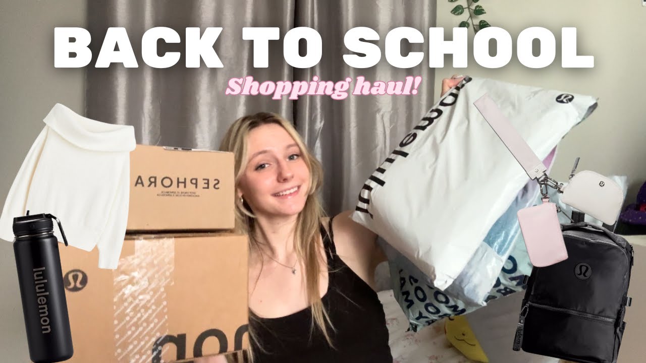 UNI STUDENT BACK TO SCHOOL SHOPPING 2024 🌷 Clothing try on haul ...