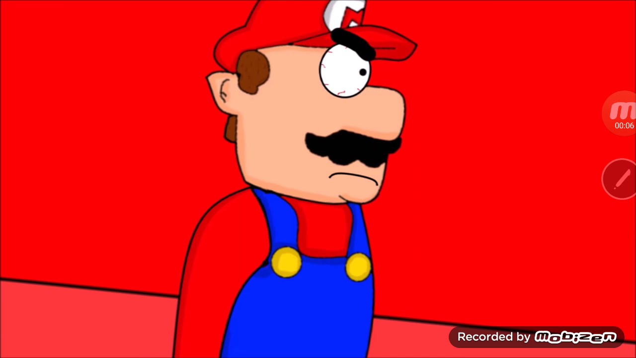 Mario's Reaction Face Animated - YouTube