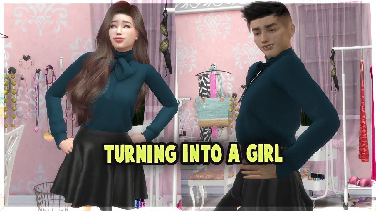 Boy Transformed Into Pretty Girl 👩🏻 | TG Transformation Stories | (Sims ...