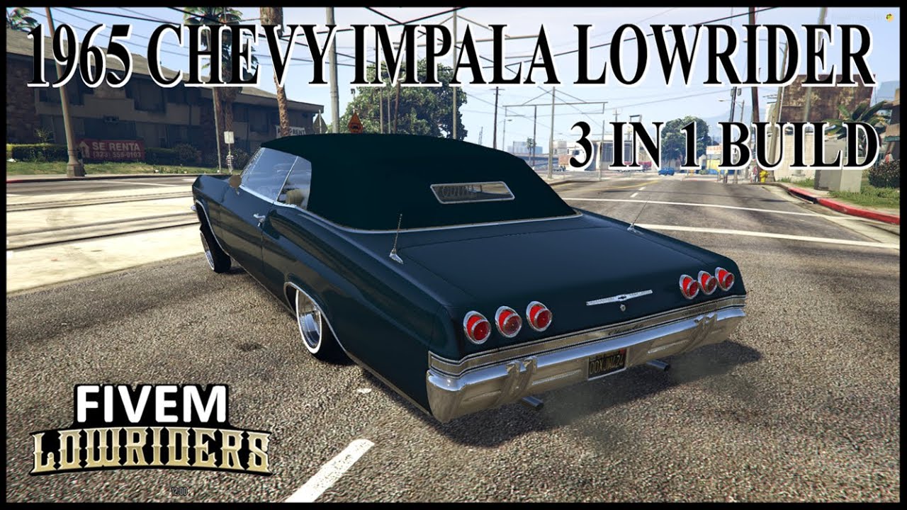 GTA5 FiveM 1965 Impala Lowrider Build 3 In 1 Lowrider Culture Fivemrp ...